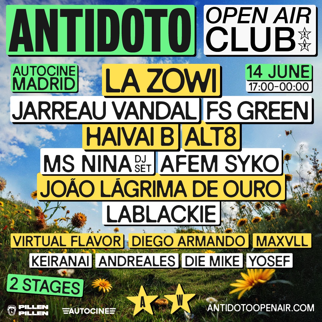 Descubre el lineup de ANTIDOTO que tendrá lugar el 14 de junio en el Autocine Madrid – Lunas ...