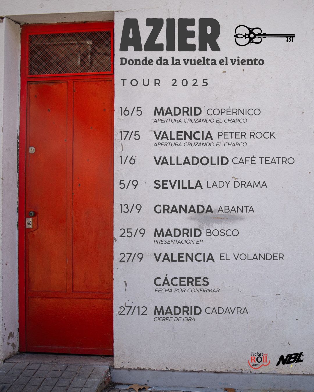 Azier presenta las primeras fechas de su gira nacional y sus tres paradas clave en Madrid ...